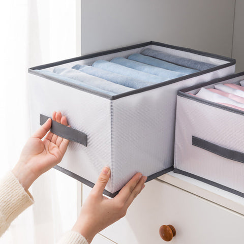 Mesh Wardrobe Clothes Organizer with Drawer and Compartment – StorageMart