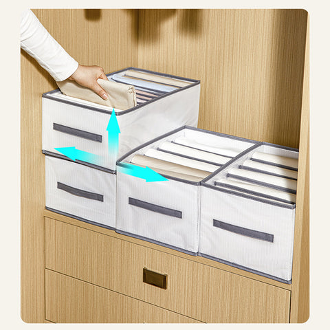 Mesh Wardrobe Clothes Organizer with Drawer and Compartment – StorageMart