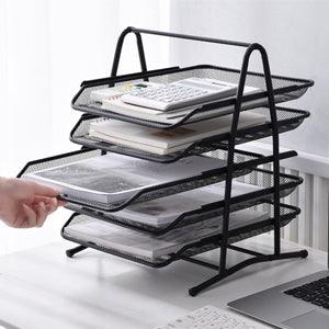 StorageMart 5-Tier Metal File/Documents/Letters/A4 Size Files Rack, 14